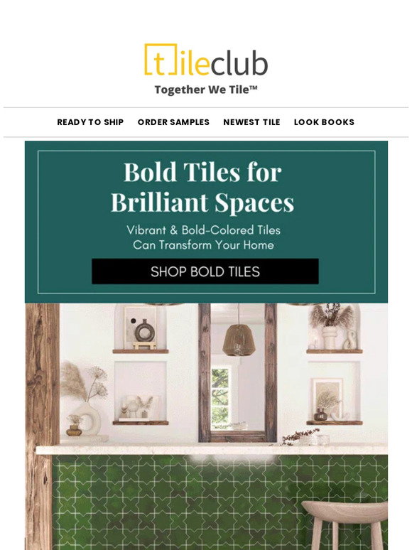 Tile Club: 💙 Bold Tiles for Brilliant Spaces | Milled