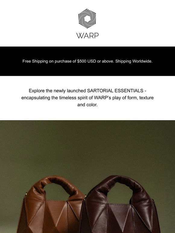 Warp: Bags That Are More Than Just Beautiful | Milled