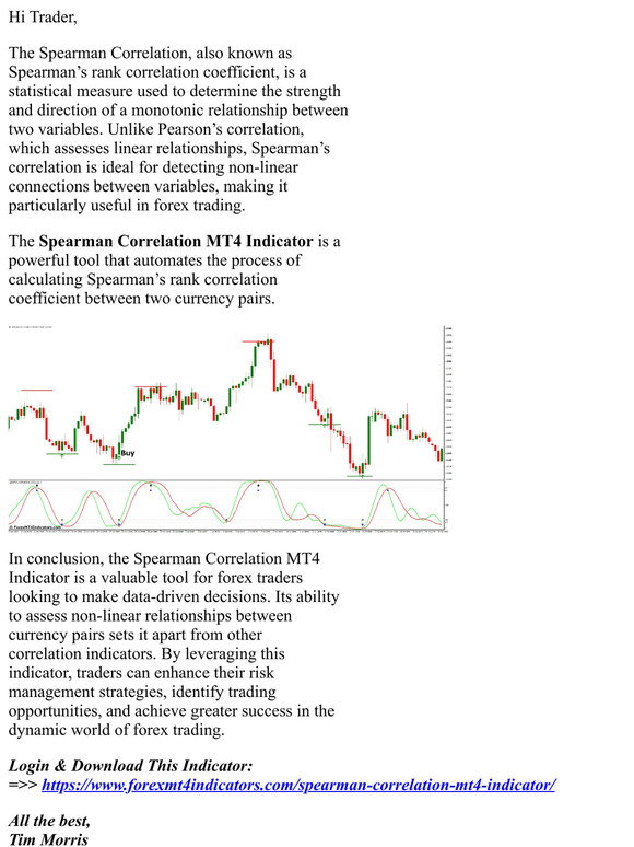 Forex Mt4 Indicators Download Spearman Correlation Mt4 Indicator 5670