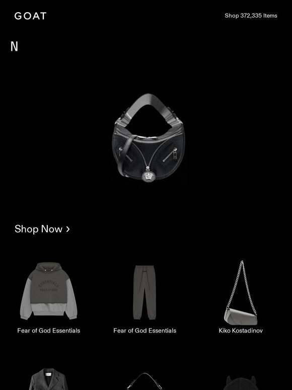 GOAT: [SEED] NEW IN: Fear of God Essentials, Ami, Denim Tears and more ...