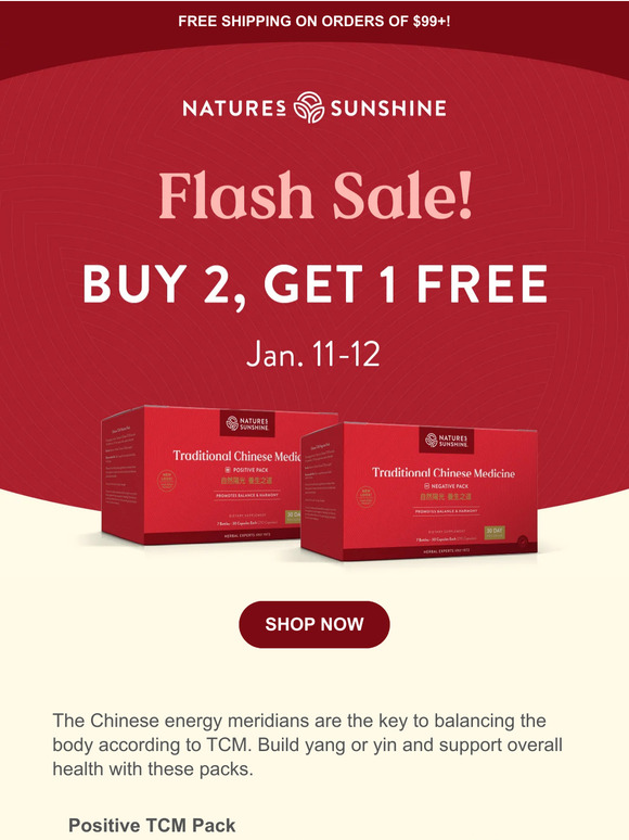 Nature's Sunshine: Chinese TCM Pack Sale! ️ | Milled