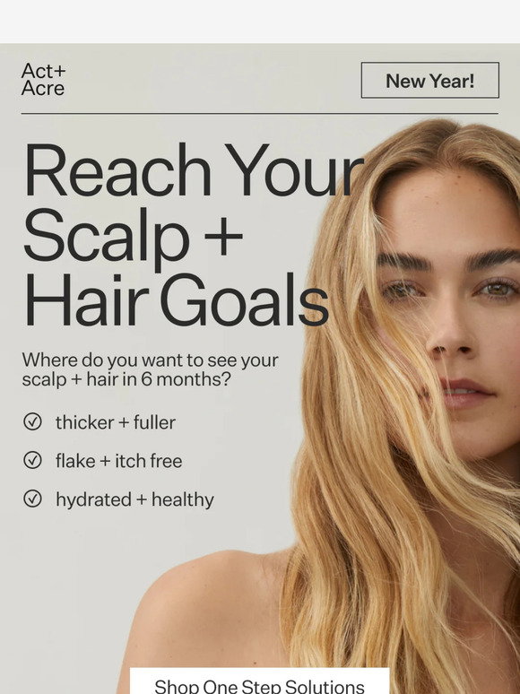 Act + Acre: What Are Your 2024 Scalp + Hair Goals? | Milled
