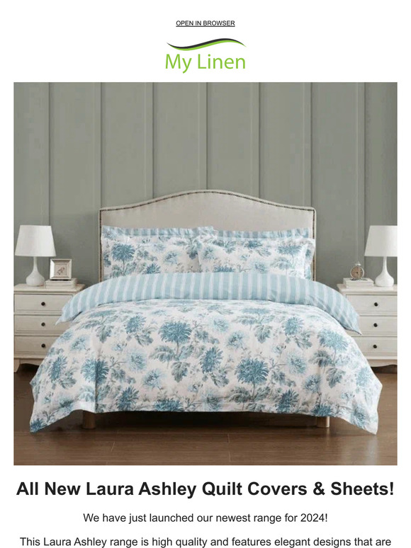 My Linen: Unveil Luxury in Your Bedroom 🌟 New Laura Ashley Designs ...