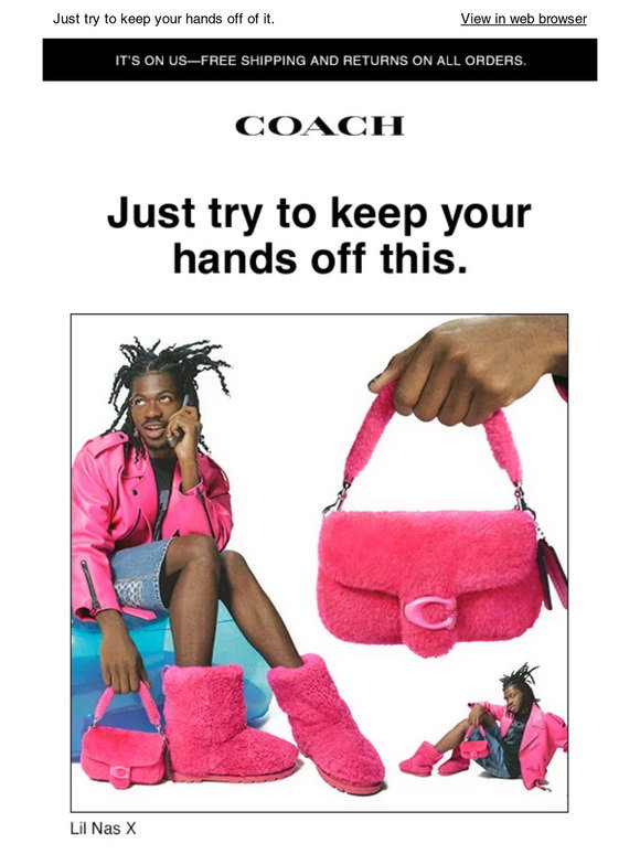 Coach: Cozy up to new shearling styles. | Milled