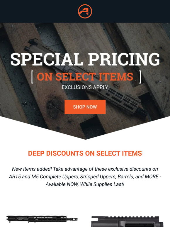 Aero Precision: Deep Discounts on Select Items 🔥 $69 AR15 Stripped ...