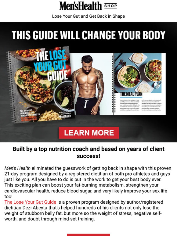 Men'sHealth: Get Back in Shape and Lose Your Belly! | Milled