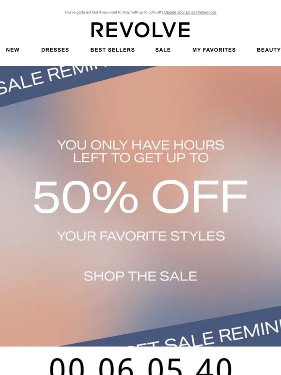 REVOLVE Email Newsletters: Shop Sales, Discounts, and Coupon Codes