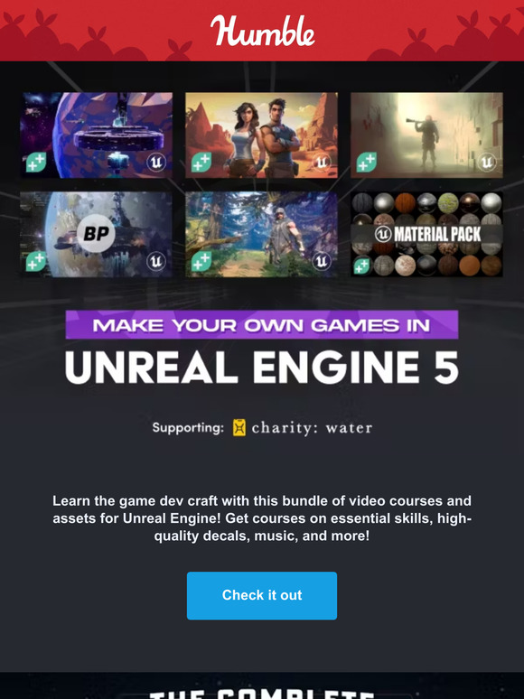 Humble Bundle: Learn to harness the power of Unreal Engine and start making games today 🎮⚙️ | Milled
