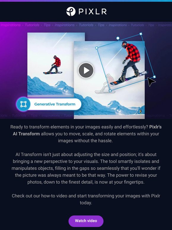 Pixlr: Experience the magic of rearranging photos with Pixlr's AI ...