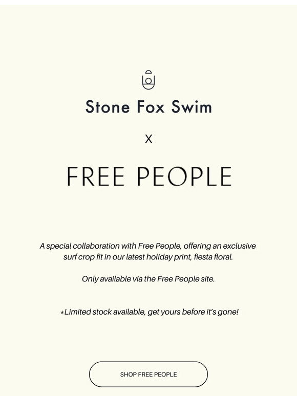 Stone Fox Swim: FREE PEOPLE X STONE FOX | Milled