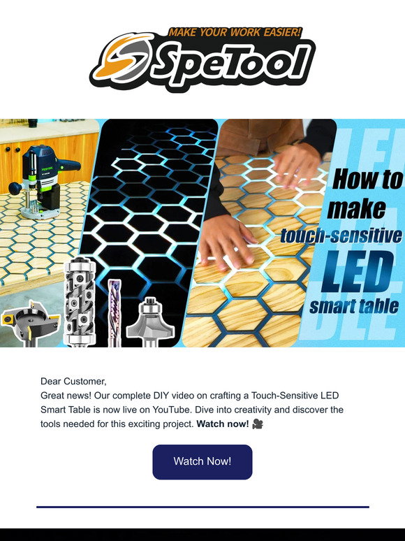 SpeTool: 🚀 Exciting News: DIY Video - Create Your Touch-Sensitive LED ...