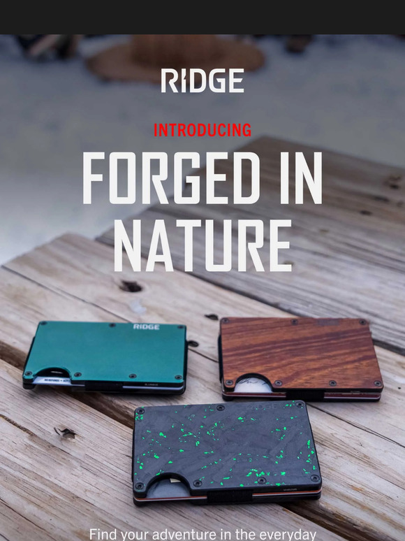The Ridge: The Forged in Nature Collection | Milled