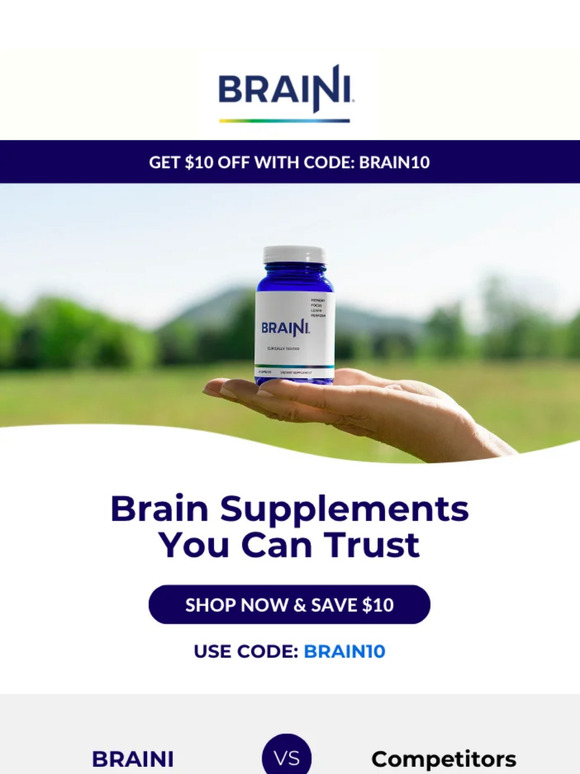 Braini: A Brain Supplement You Can Trust | Milled
