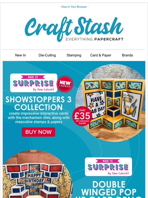Craft Stash: NEW Made To Surprise Showstopers 3 Launch | Milled