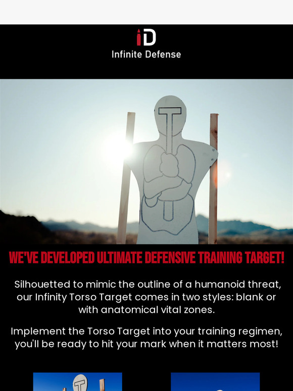 Infinity Targets: NEW Infinity Torso Target! | Milled