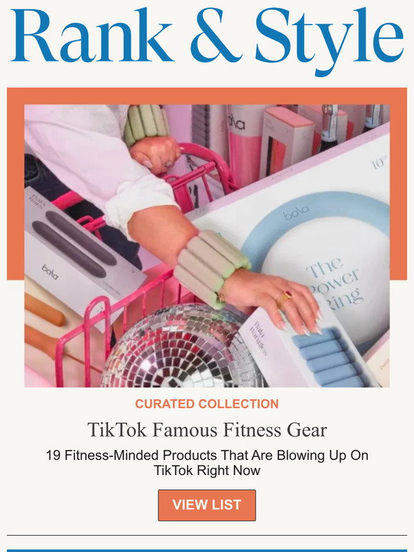 Rank & Style: The TikTok-viral fitness gear reviewers also love | Milled