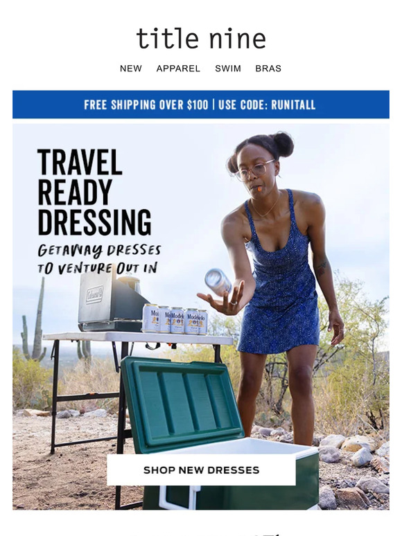 Title Nine: New dresses ready for sunny adventures | Milled