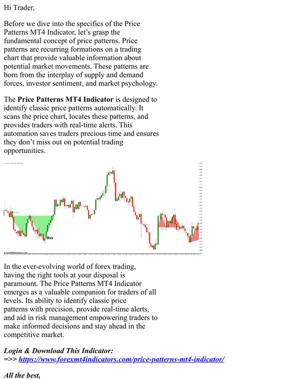 Forex MT4 Indicators: [Download] Price Patterns MT4 Indicator | Milled