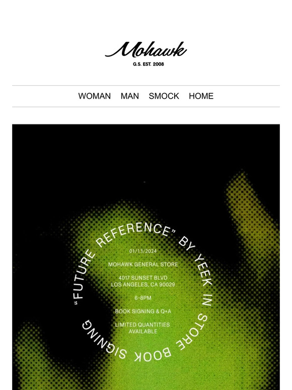 Mohawk General Store: TOMORROW: Yeek "Future Reference" Book Signing ...