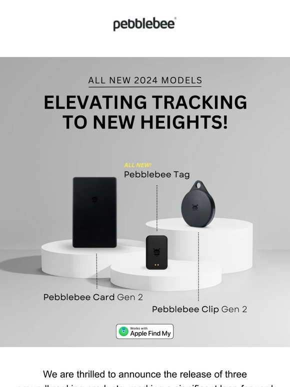 Pebblebee: Introducing the new 2024 models!🚀 | Milled