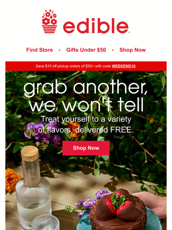 Edible Arrangements: Your Reward: FREE Delivery! 🚗💨 | Milled