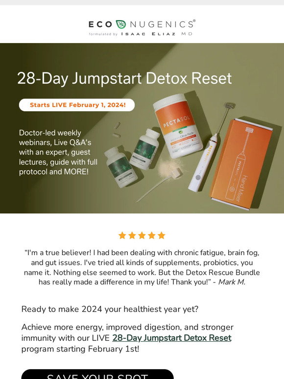 Econugenics: (Doctor-Led Detox Inside) Kickstart 2024 with More Energy ...