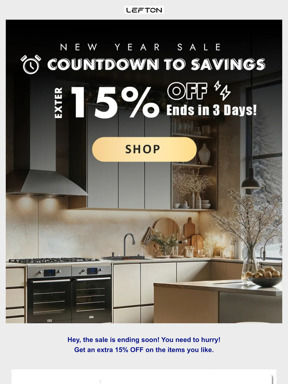 Lefton Home: 😮[ONLY 72 HOURS ] left to save BIG⏰ | Milled