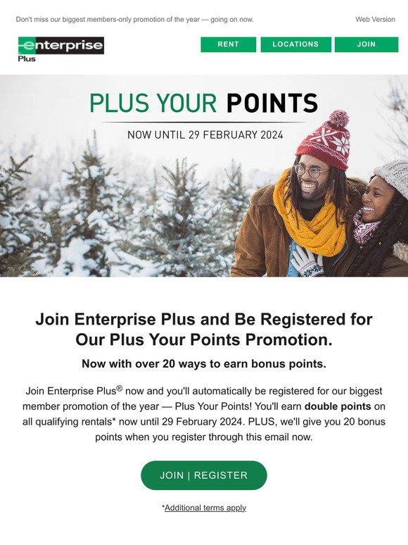 Enterprise: A special opportunity for — — join and register for Plus ...