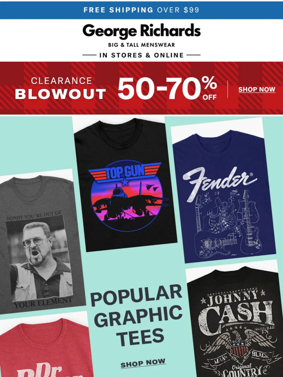 George Richards: Graphic Tees From Your Favourite Categories! | Milled