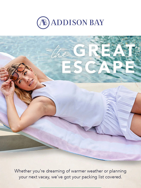 Addison Bay: You deserve a vacay 🏝️ | Milled