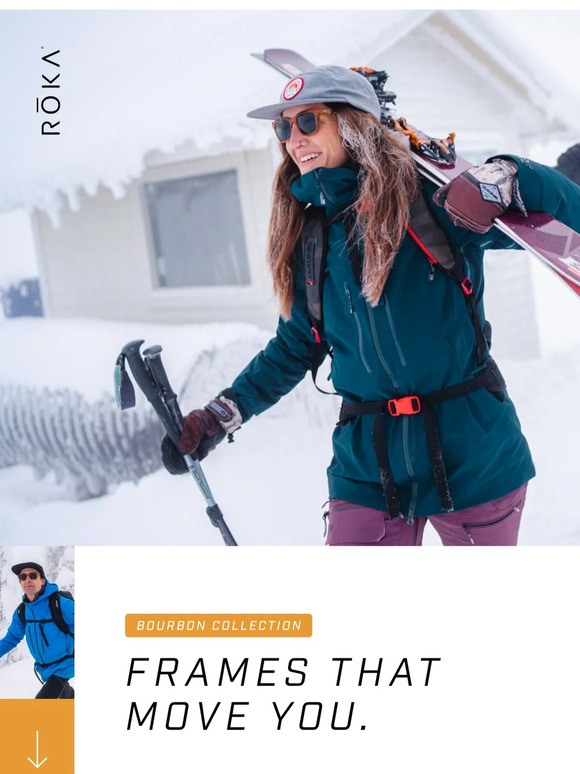 ROKA: Performance frames, iconic color. | Milled