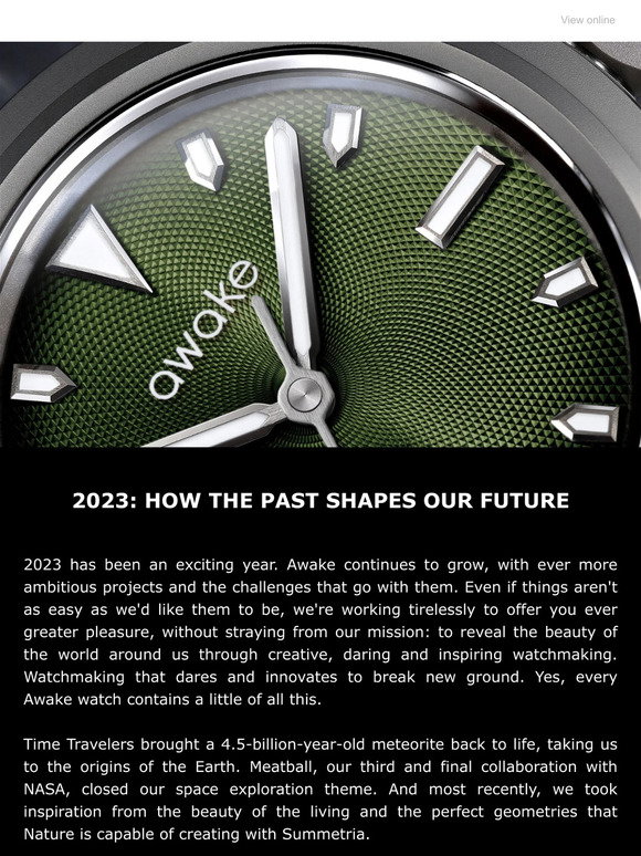 Awake: 2023: How the past shapes our future | Milled