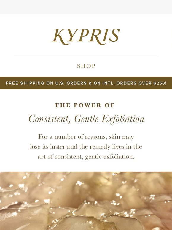 KYPRIS Beauty: The Power of Consistent, Gentle Exfoliation | Milled