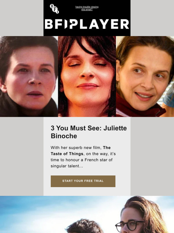 BFI: 3 You Must See: Juliette Binoche | Milled