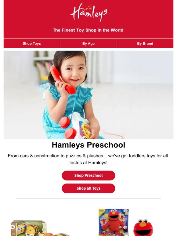 Hamleys: Playtime for Pre-schoolers! Shop Hamleys.com | Milled