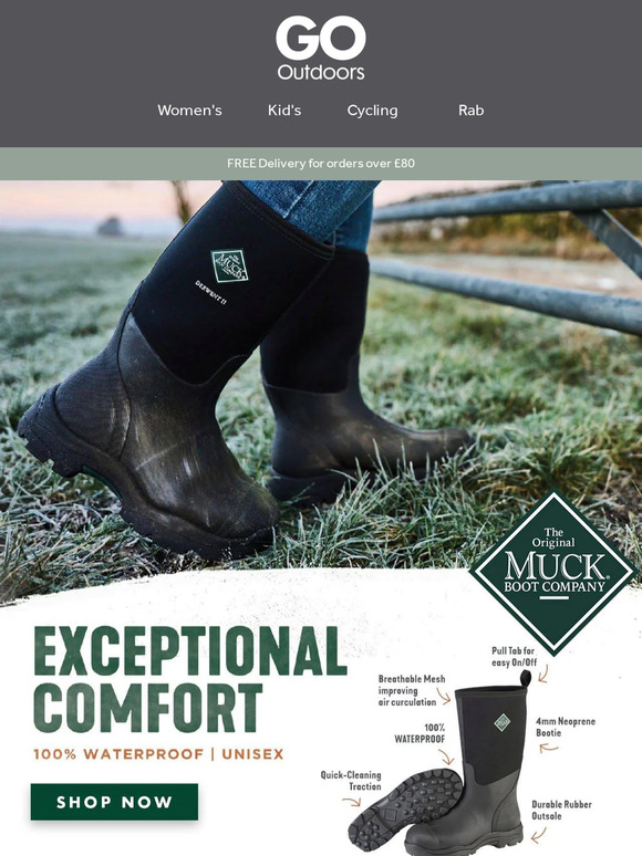 Go Outdoors: The Muck Boot Collection: Perfect For Dog Walking | Milled