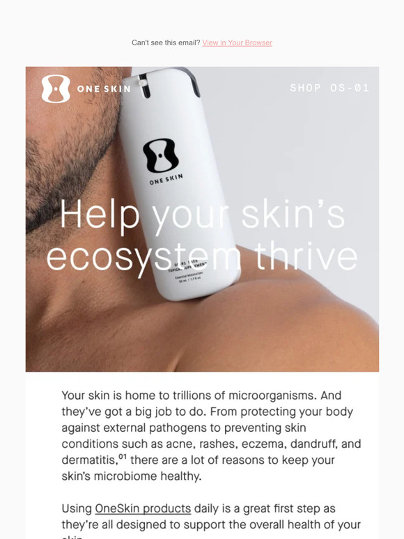 OneSkin: Did you know your skin has a microbiome too? | Milled