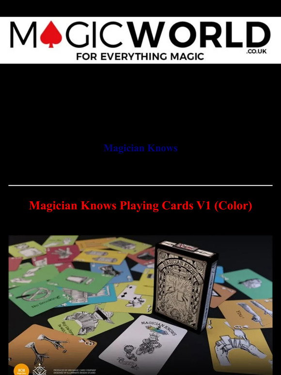 MagicWorld: Playing cards made by magicians for magicians! | Milled