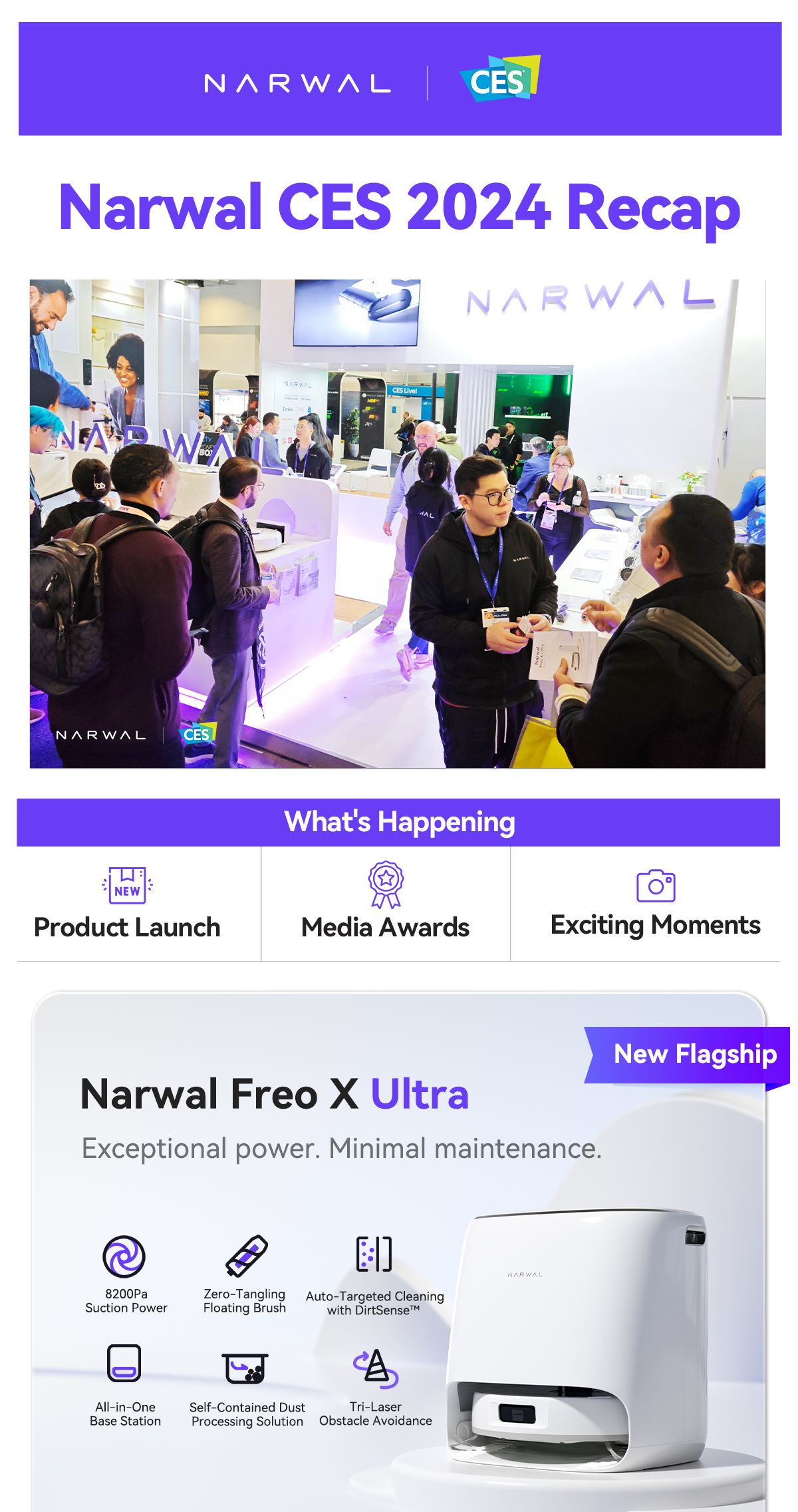 Narwal: Dive into the Exciting CES 2024 with Narwal! | Milled
