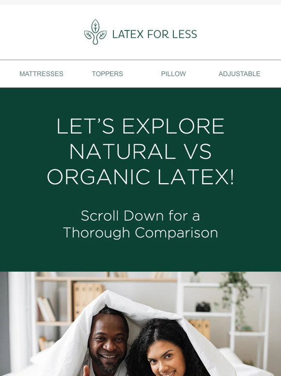 Latex For Less: Natural vs Organic Latex: What’s the Difference? | Milled