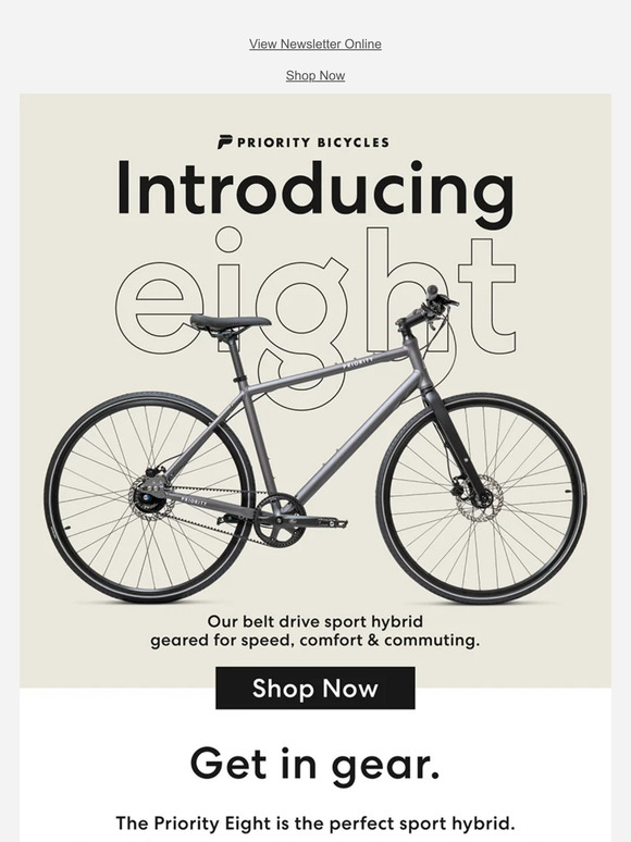Priority Bicycles: Introducing: Priority Eight Sport Hybrid | Milled Priority Bicycles: Introducing: Priority Eight Sport Hybrid | Milled