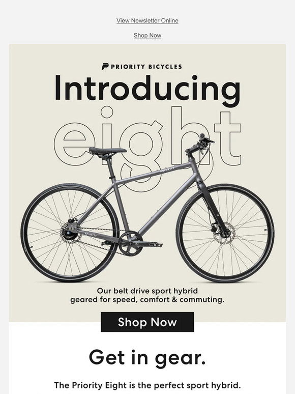 Priority Bicycles: Introducing: Priority Eight Sport Hybrid | Milled