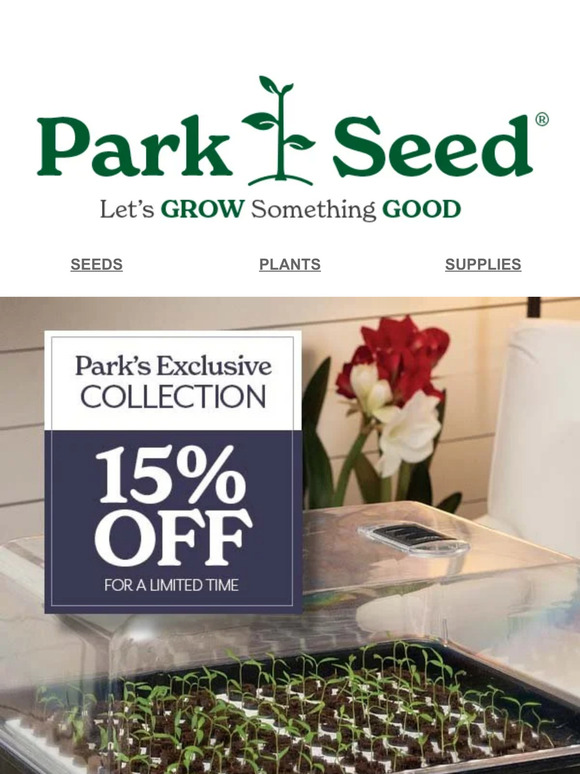 Park Seed: Your Favorite Seed Starter is 15% OFF! | Milled