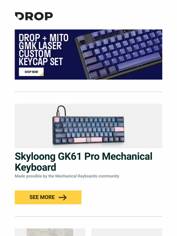 Massdrop: Skyloong GK61 Pro Mechanical Keyboard, Drop + The Lord of the ...