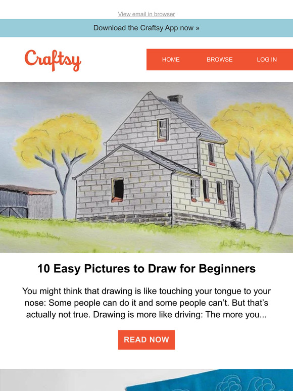 craftsy: 10 Easy Pictures to Draw for Beginners | Milled