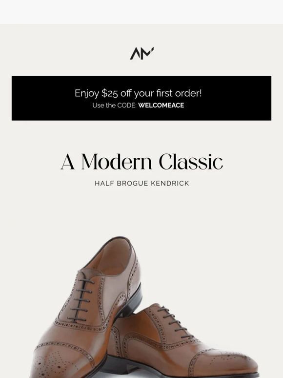 Ace Marks: Half Brogue Kendrick – Classic Elegance Redefined | Milled
