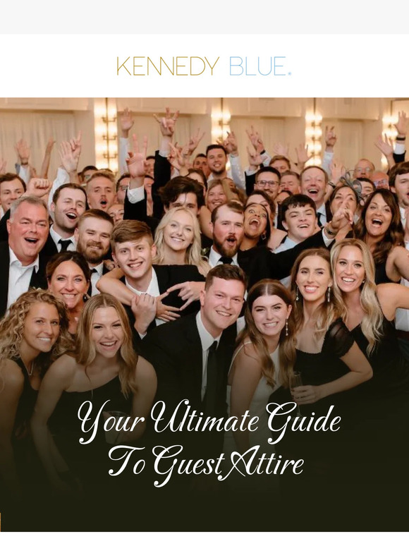 Kennedy Blue: Wedding Guest Wardrobe Wins! Master the Dress Code with ...