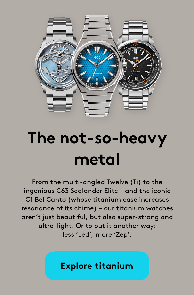 Christopher Ward London Limited: Explore our titanium watches – from Bel Canto to Sealander | Milled