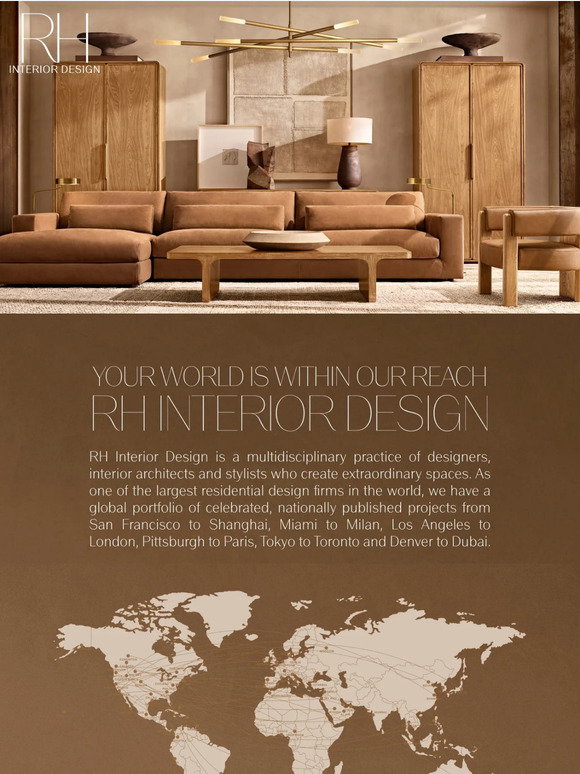Restoration Hardware: From Design to Delivery in 1-2 Weeks. RH Interior ...