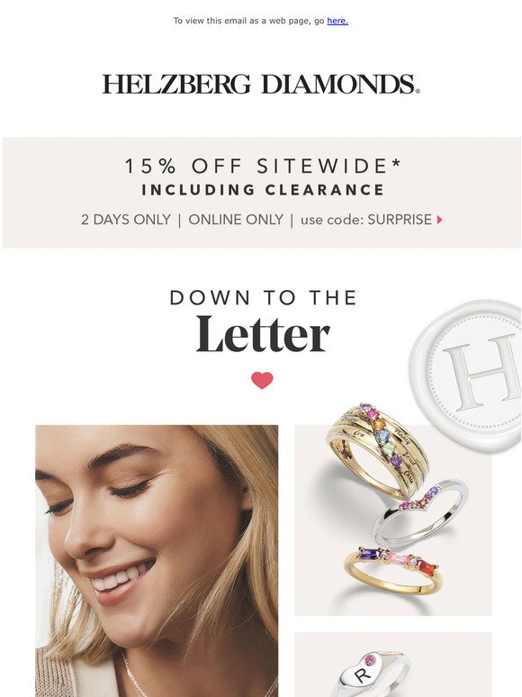 Helzberg Diamonds Email Newsletters: Shop Sales, Discounts, and Coupon ...